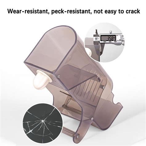 Badu Bg Нова автоматична хранилка за птици Без бъркотия Хранилка за птици Хранилка за папагал