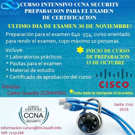 CCNA Bolivia Curso Intensivo CCNA SECURITY En Santa Cruz