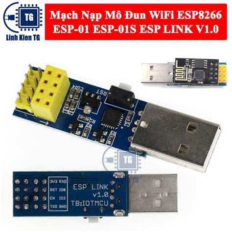 Mạch Nạp Mô Đun Wifi Esp8266 Esp 01 Esp 01s Esp Link V10 Chất Lượng Cao Shopee Việt Nam