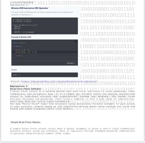 Bitwise Xor Exclusive Or Operator The Riplult Of