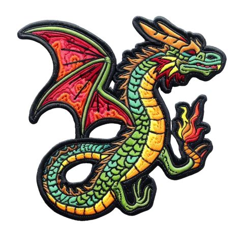 Embroidered Patch Sticker Premium Ai Generated Psd