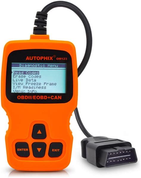 Amazon.com: OM123 Vehicle Car Fault Code Reader - TekkPerry Mini ...