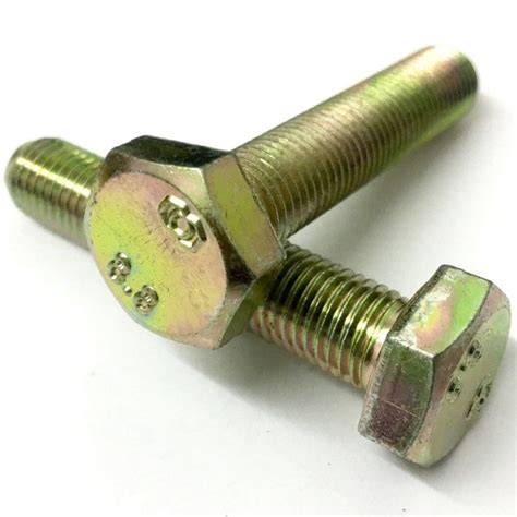 M10 125 Pitch Metric Fine Pitch Hexagon Head Fully Threaded Set Scr