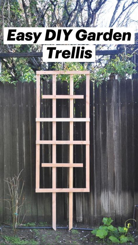 Easy Diy Garden Trellis For Under 5 Dollars Diy Garden Trellis