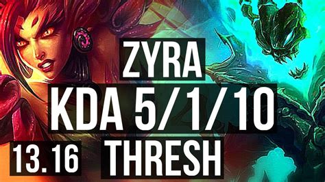 Zyra And Kaisa Vs Thresh And Ezreal Sup 34m Mastery 5110 1400