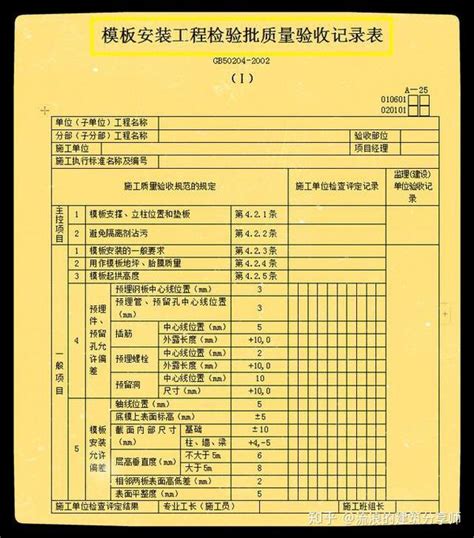 大汇总！！施工员全能图解土建全套施工表格（全国通用表格）高清word版可下载 知乎