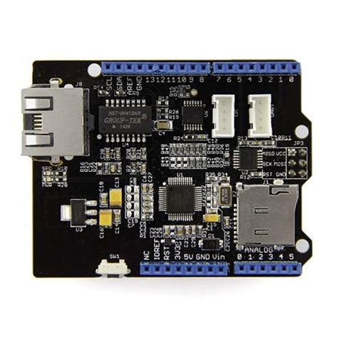 ethernet shield w5500 r3 con slot a1 electronica plett