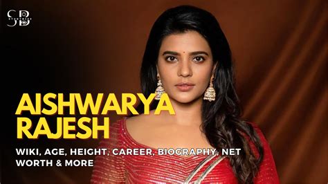 Aishwarya Rajesh Wiki Biography Age Height Weight Husband