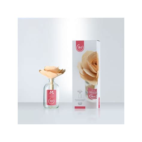 Diffusore Di Fragranza 100ml Liko Con Fiore In Legno Idea Regalo