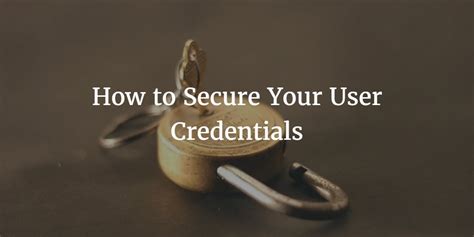 How To Secure Your User Credentials Jumpcloud