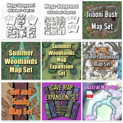 Mega Dungeon Ii Map Set Campaign Myminifactory