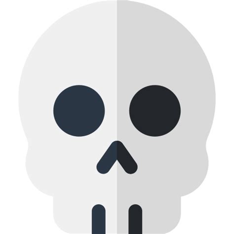 Skull Basic Rounded Flat Icon