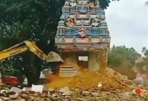 Coimbatore City Corporation Demolishes 7 Hindu Temples Newsbharati