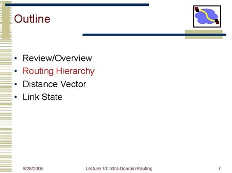 Fundamentals Of Systems Lecture Intradomain Routing Rip