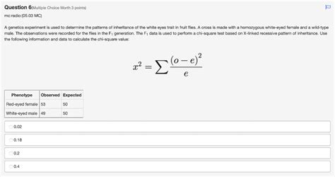Solved Question 6 Multiple Choice Worth 3 Points