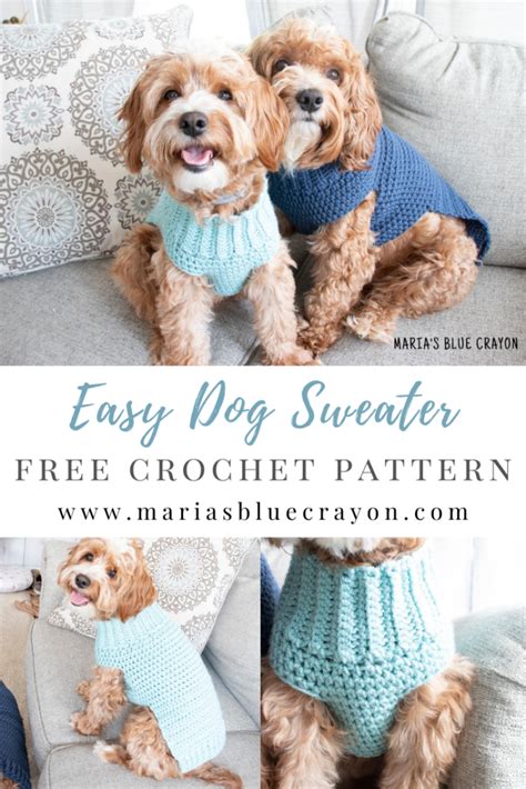 Crochet Dog Sweater Free Pattern Artofit