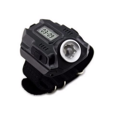 Reloj De Pulsera Con Luz Led Impermeable Para Exterioreslinterna