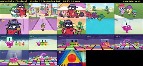 Alphablocks Cbeebies 2021 09 20 0825