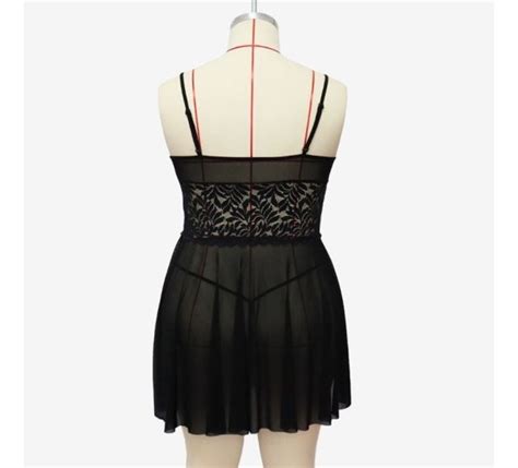 Lencería Baby Doll Camisón Elástico Sexy Tallas Extras Meses sin
