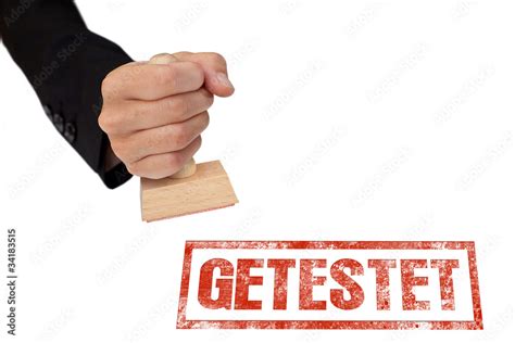 Stempel Getestet Stock Photo Adobe Stock