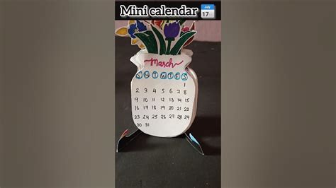 Minicalender Diy Craft 2025 Months Newyear Calander Art