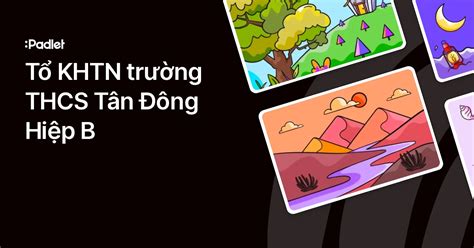 Tổ KHTN trường THCS Tân Đông Hiệp B