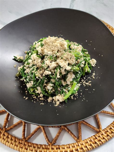 쑥갓두부무침 쑥갓나물 만들기