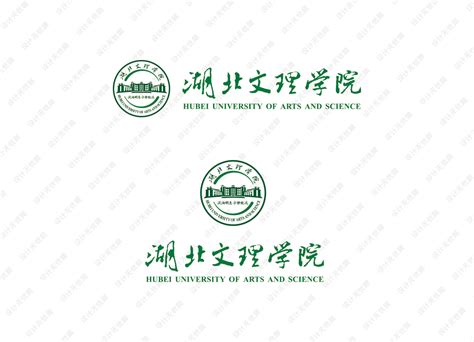 湖北文理学院校徽logo矢量标志素材 设计无忧网