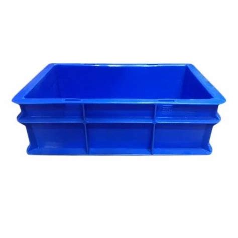 Nilkamal Rectangular Plastic Blue Storage Crates Size X X Mm At In Faridabad