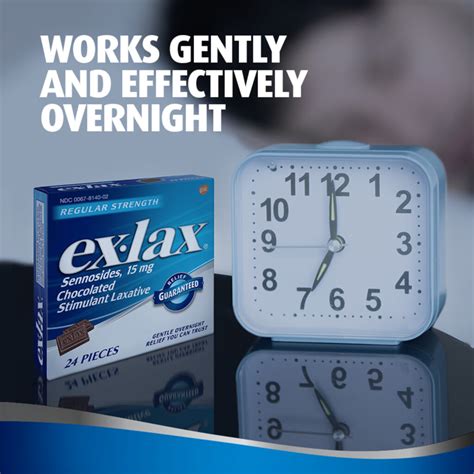 Ex Lax Regular Strength Stimulant Laxative Chocolates 48 Ct “uk