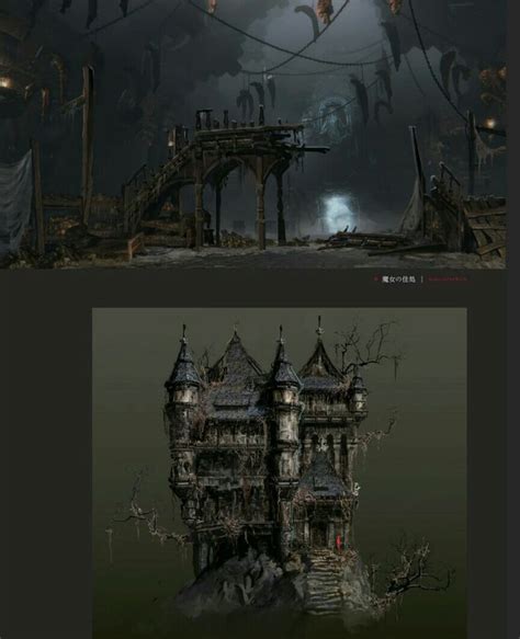 Bloodborne Concept Art Bloodborne Concept Art Bloodborne Buildings Artwork