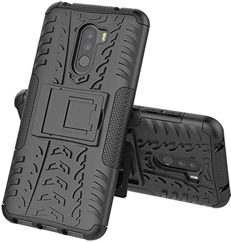 Glaslux Tpu Xiaomi Poco F Back Cover Premium Real Hybrid Shockproof Bumper Defender Cover