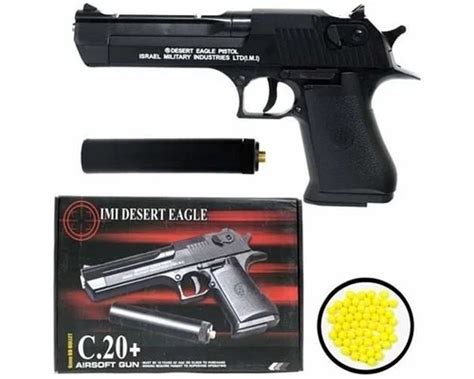 Пистолет Desert Eagle (пустынный орёл) с глушителем - купить с ...