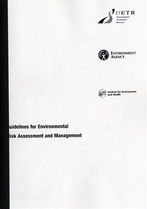 Guidelines For Environmental Risk Assessment And Management Nhbs