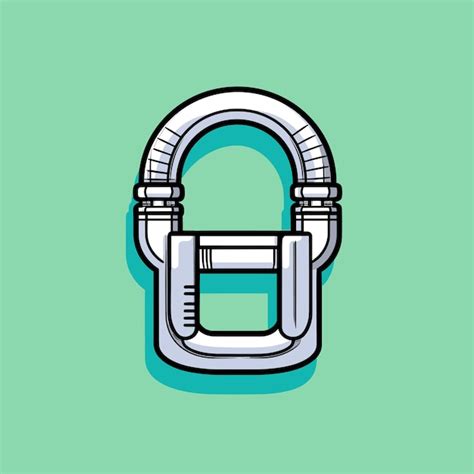 Premium Vector Vector Of A White Padlock On A Vibrant Green Background Symbolizing Security