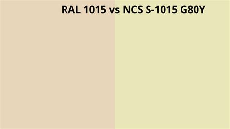 Ral 1015 Vs Ncs S 1015 G80y Ral Colour Chart Uk