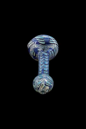La Pipes Candy Swirl Glass Spoon Pipe Handmade Borosilicate Glass
