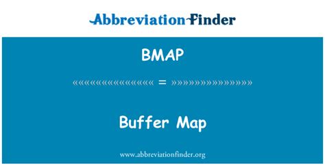 BMAP Stands For Buffer Map Abbreviation Finder