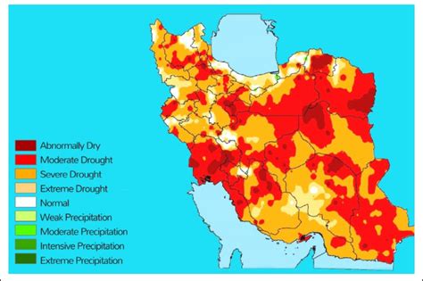 Irans Meteorological Drought Based On Spei Between 2010 And 2017 Iran Download Scientific