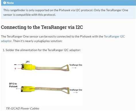 Teraranger Rangefinder Lightweight High Performance Distance