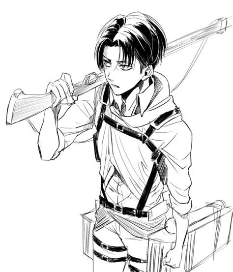 13巻兵長格好良過ぎて描き殴るしかない。 Via Natsumikan8828 リヴァイ・アッカーマン リヴァイ かっこいい リヴァ