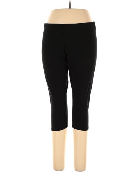 Sonoma Goods For Life Polka Dots Black Leggings Size Xl 60 Off Thredup