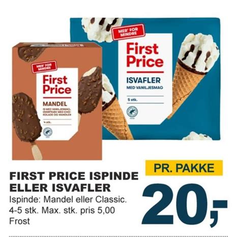 First Price Isvafler Let Køb januar 2023 Alle Tilbudsavis