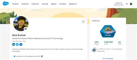 Atul Kumar On Linkedin Salesforce Trailhead 16 Comments