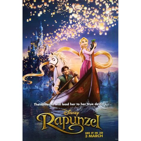 โปสเตอร์ หนัง การ์ตูน ราพันเซล เจ้าหญิงผมยาวกับโจรซ่าจอมแสบ Rapunzel