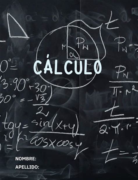 Portadas de Cálculo 2024 Descarga 100 Gratuita