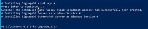 Windows Provisioning SignageOS
