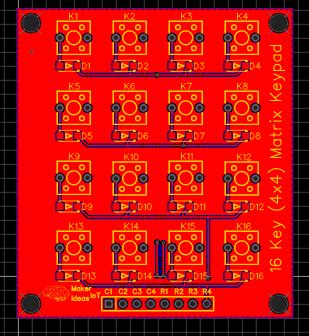 Matrix Keypad With Diodes X Share Project PCBWay
