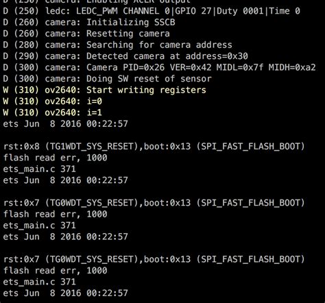 Problem Esp32 Paniced When Running Ov2640camera Initialization