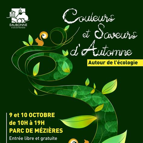 Couleurs et Saveurs d automne à Eaubonne les 9 et 10 octobre 2021